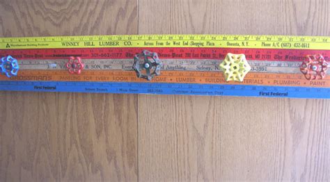 Vintage Yardstick Coat Rack ~ Farmhouse Decor ~funky Coatrack Etsy