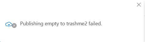 Publishing Alert Shows Ephemeral Error Even On Success · Issue 6185 · Microsoftbotframework
