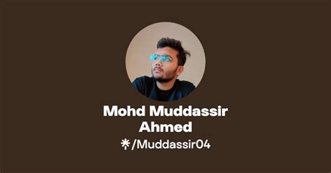 Mohd Muddassir Ahmed Instagram Linktree
