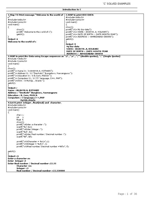 all c programs in 1 file 130 pr0 pdf pdf c programming language