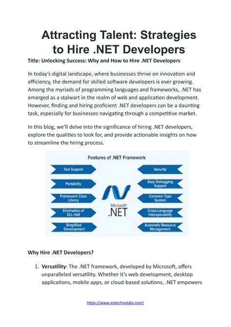 Why Hire Net Developers For Your Project Pdf