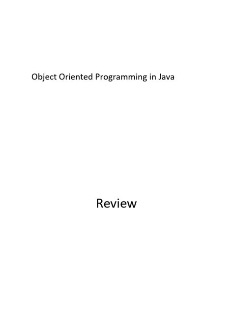 week 06and07 classes and objects pdf computing object oriented