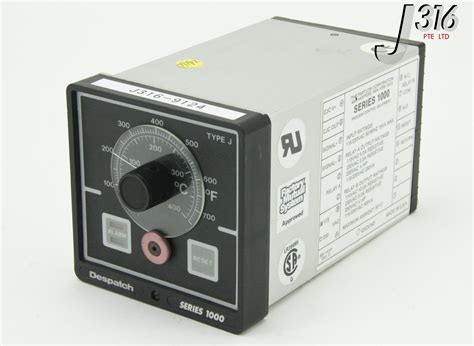 9124 Partlow Despatch Series 1000 Process Temperature Controller 1010113001000c388325 J316gallery