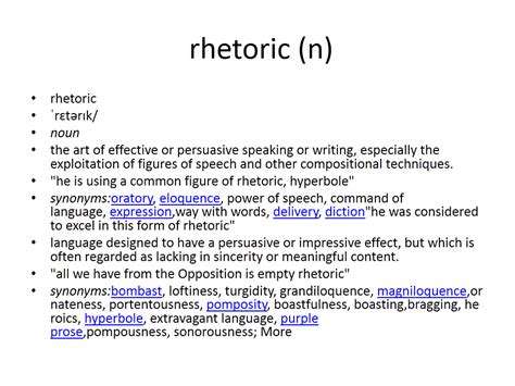 Rhetoric Meaning Vocabulary Vocabulary Cards Rhetoric