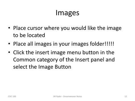 Ppt Dreamweaver Cheat Sheet Powerpoint Presentation Free Download