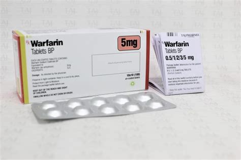 Warfarin Tablets Bp 5mg