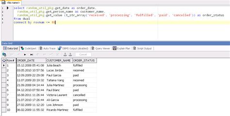 ORA Unique Constraint Violated Generating Test Data Using PL SQL
