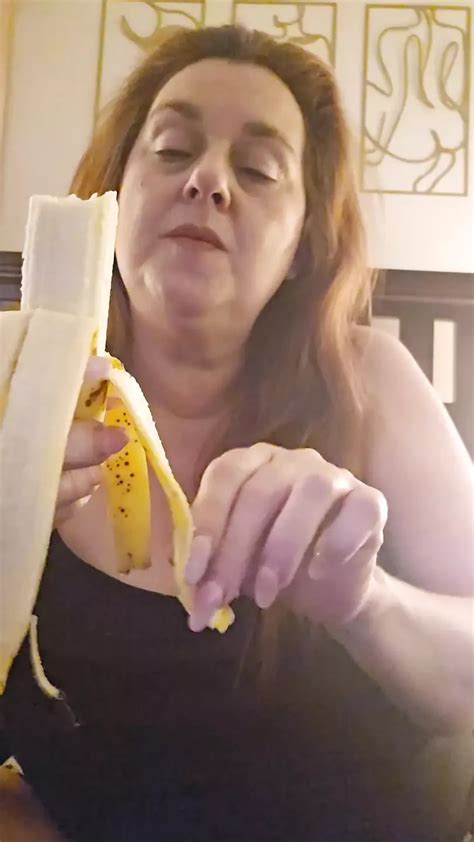 Hot All Natural Milf Eats A Ripe Banana Per Request Amateur Amateur