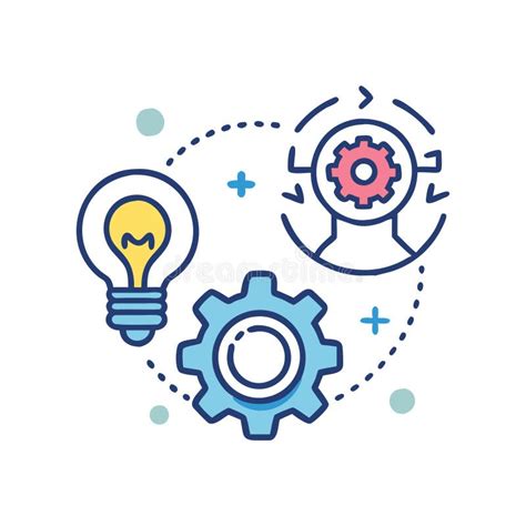 Overview Icon For Innovation Management Stock Vector Illustration Of Investment Intelligence