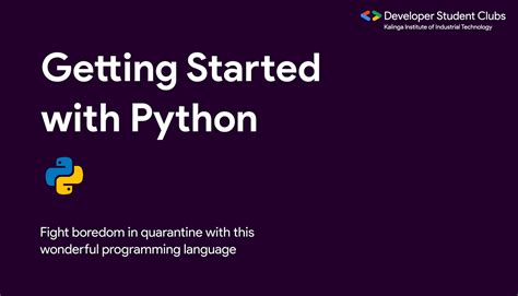 Getting Started With Python 🐍 A Beginners Guide To Get Going With