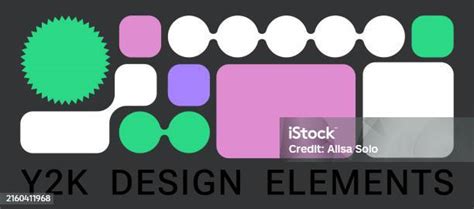 Y2k 지오메트리 디자인 요소 도시락 디자인 추상적인 미래 지향적인 모양 트렌디 한 웹 프레임 세트 블록 그리드 개념 웹 레이