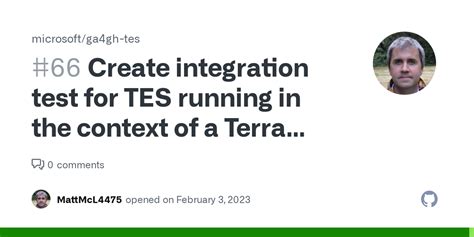 Create Integration Test For TES Running In The Context Of A Terra BEE Environment Issue