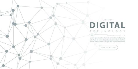 Digital Technology Futuristic Internet Network Speed Connection White Background Cyber Nano