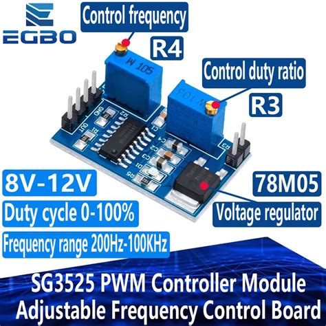 1 ~ 5 Pcs Dc 5v 12v Sg3525 Pwm Controller โมดูล 200hz 100khz ปรับความถี่ควบคุม Diy