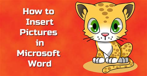 How To Insert Picture In Ms Word UPaae