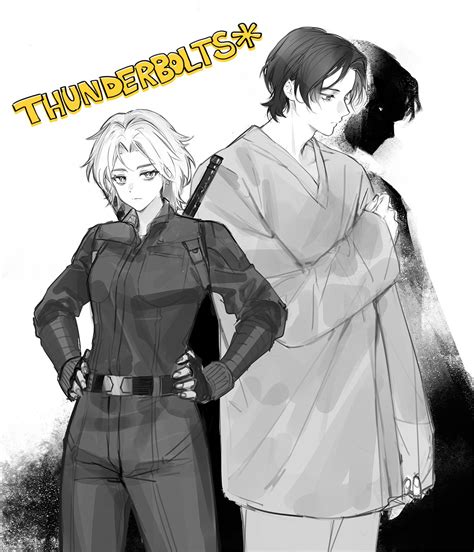 Yelena Belova And Sentry Marvel And More Drawn By Cezaria Danbooru