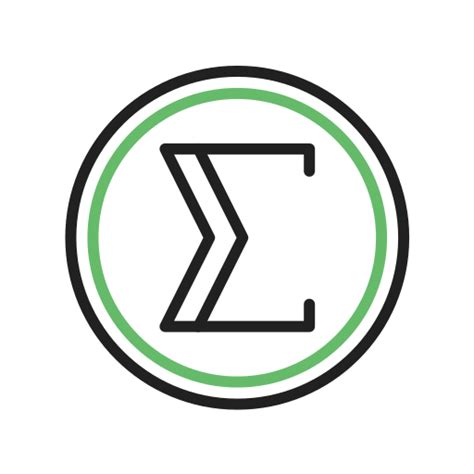 Summation Generic Color Outline Icon