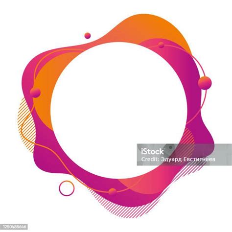 물결 모양으로 만든 액체 그래픽 요소의 추상적 인 디자인 액체에 대한 스톡 벡터 아트 및 기타 이미지 액체 원형 모양 Istock