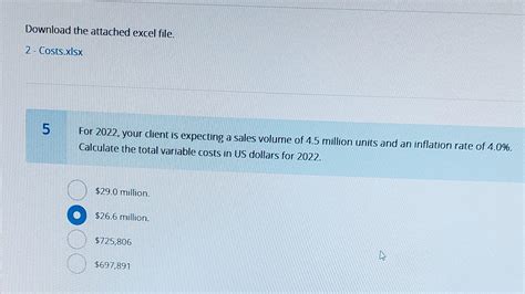 Variable Cost Information Variable Costs Materials