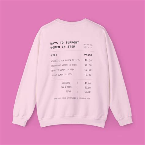 Women In Stem Shirt Stem Major T Female Engineer Sweatshirt Girls Who Code Shirt Feminist