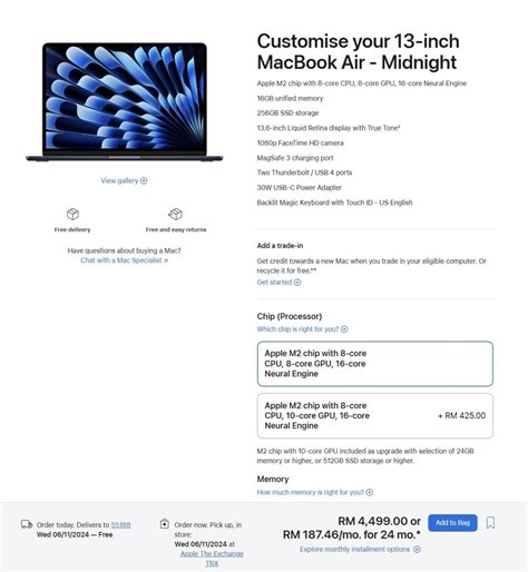 Macbook Air M And M Apple Offers Double The Memory At No Extra Cost Gb Out Of The Box