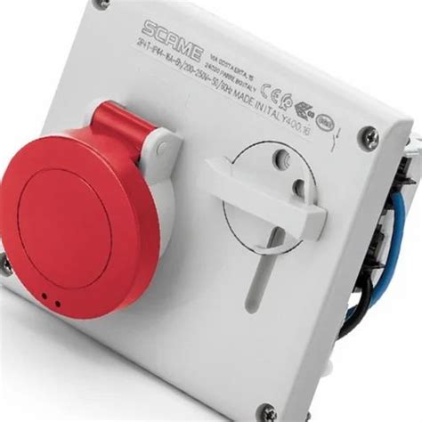 Scame 400 2087 20a 5 Pin Interlocked Socket Ip44 346 415v At ₹ 4966 Piece In New Delhi