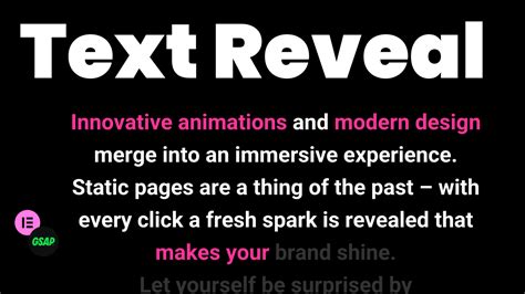Gsap Text Animation Reveal Text On Scroll Lechclick Online Marketing And Webseiten