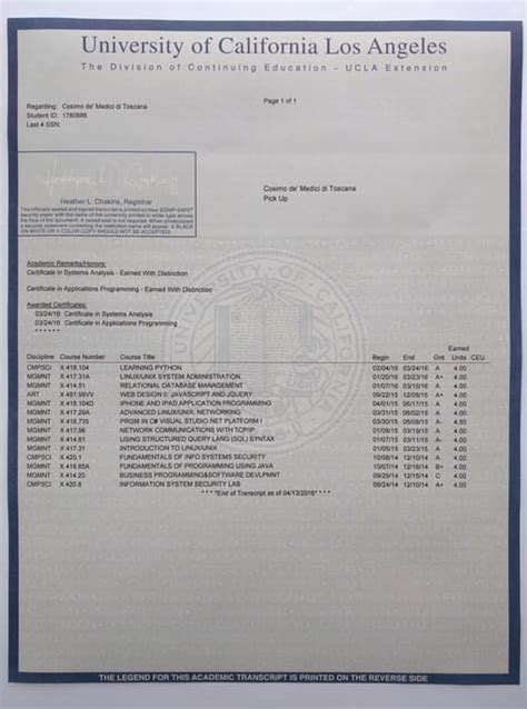 Uclatranscript Pdf