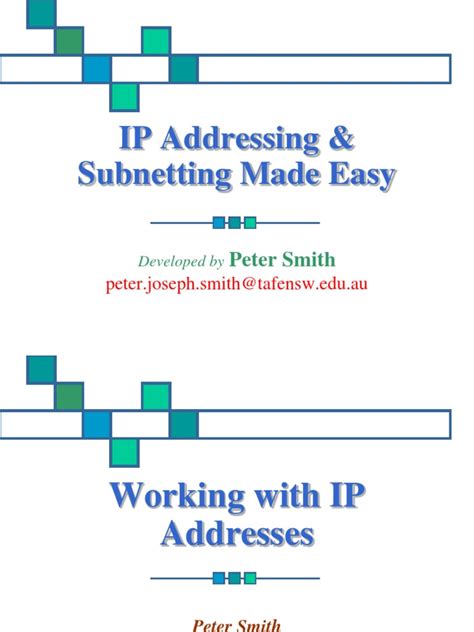 Pdf Pjsmith Ip Addressing And Subnetting Made Easy Dokumen Tips