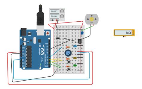 Circuit Design Copy Of Copy Of Lab Transistors Motors Part E Mosfet Tinkercad