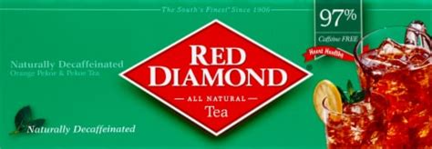 Red Diamond® Decaffeinated Quart Tea Bags 24 Ct Kroger