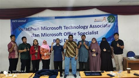 Pelatihan Microsoft Technology Associate Dan Microsoft Office Specialist Bagi Dosen