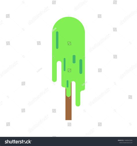 Simple Isolated Flat Tree Illustration Stock Vector Royalty Free