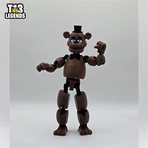 🦸 Freddy Fazbear Five Nights At Freddys Inspired T13 Legends Dummy 13 Articulated Figure・ 3mf