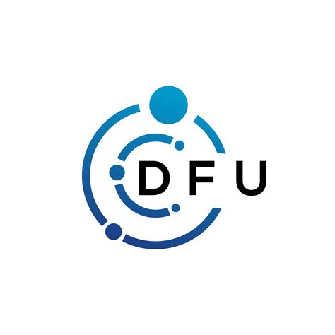 Dfu Letter Logo Design On White Background Dfu Creative Initials