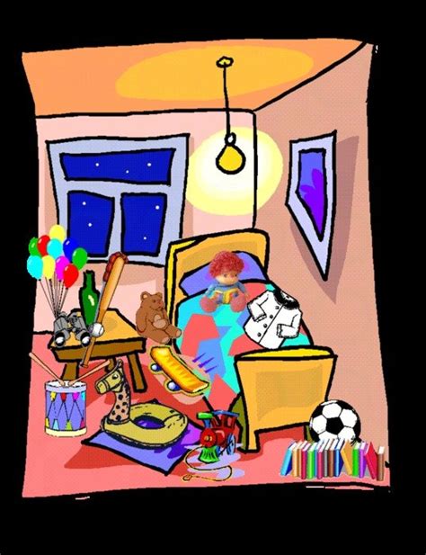 Cartoon Messy Room As Clipart Free Image Download