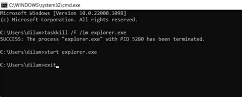How To Restart The Windows File Explorer