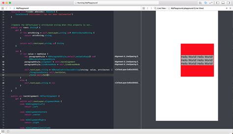 Ios Catextlayer Render Attributedstring With Truncation And Paragraph