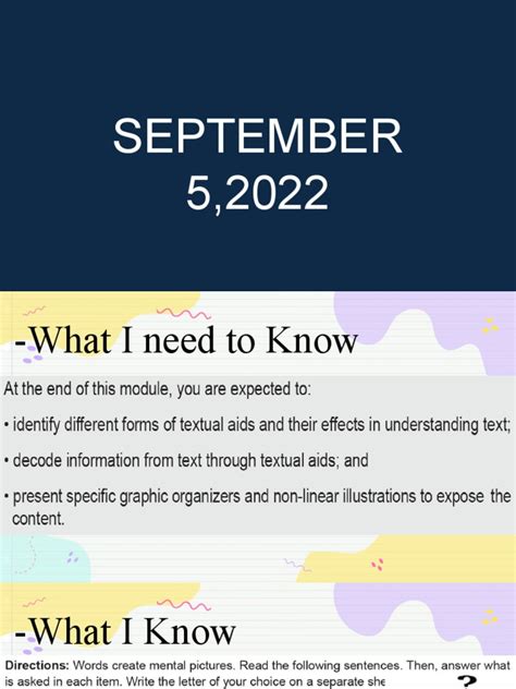 G10 Q1m1 Effect Of Textual Aids Download Free Pdf Pie Chart