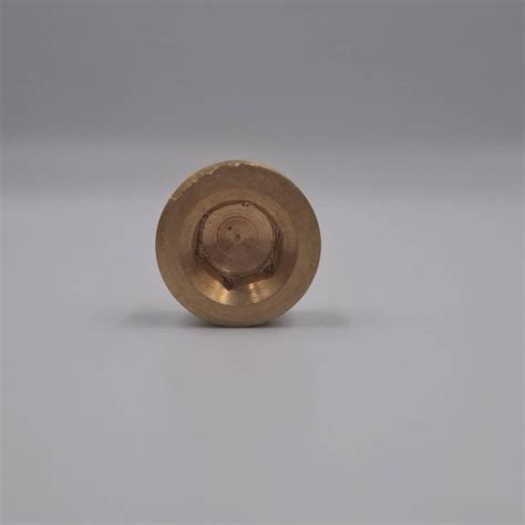 ระบบนิวเมติก ปลั๊กอุดตัวหนอนทองเหลือง เกลียว 1 4 นิ้ว 2 หุน 13 มม Bd 02