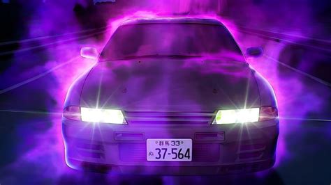 Rins R32 Purple Aura Initial D Nissan Skyline Nissan