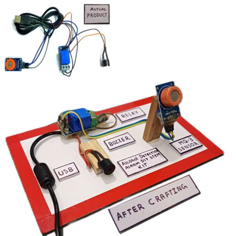 Alcohol Detection For Vehicles Diy Experiments Science Project Model Stem Kit Assembled 100
