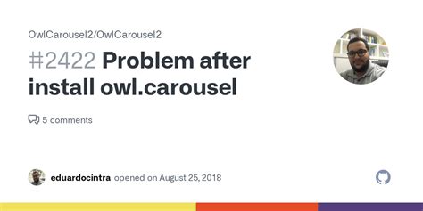 Problem After Install Owlcarousel · Issue 2422 · Owlcarousel2