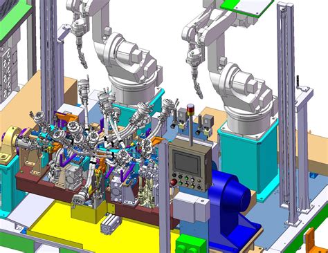 Industrial 3d Model Automotive Welding Fixture Machine World