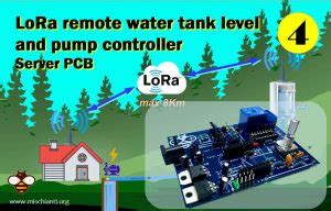 LoRa Remote Water Level And Pump Controller Esp8266 Server PCB 4 Renzo Mischianti