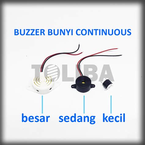 Jual Buzzer Alarm Dc Buser Bunyi Continuous Aktif Active Buzzer Kecil Mini Buzer Sedang
