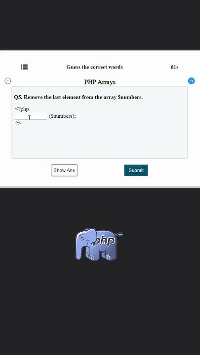 1 Marks Php Array Question For Interview Coding Question Answer Php React Interview Youtube
