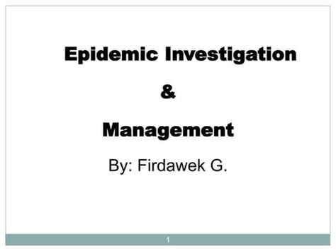 Epidemic Curves And Its Interpretations Of Ppt Infectious Diseases Diseases And Conditions