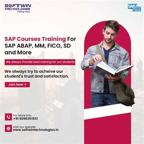 Sap Training By Softwin Technologies On Linkedin Saptraining Sapinstitute Sapmodules