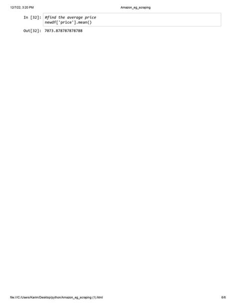 I Juat Finished Python Script That Scraping Data From Amazon Egypt Based On Keywords Then Save